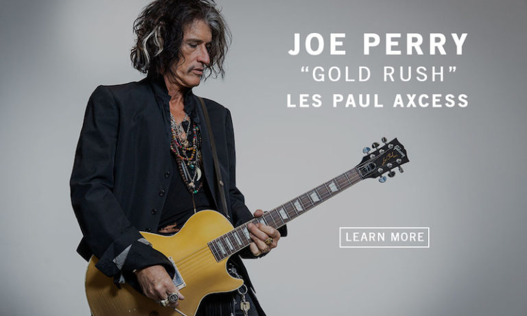 Joe Perry “Gold Rush” Les Paul Axcess 発表 | NICO BLOG